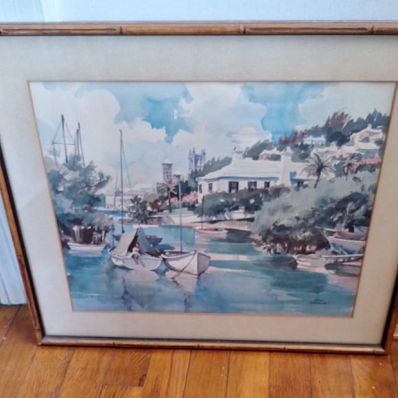 Vern Tremewen | Art | Foot Of The Lane Paget Bermuda By Vern Tremewen ...
